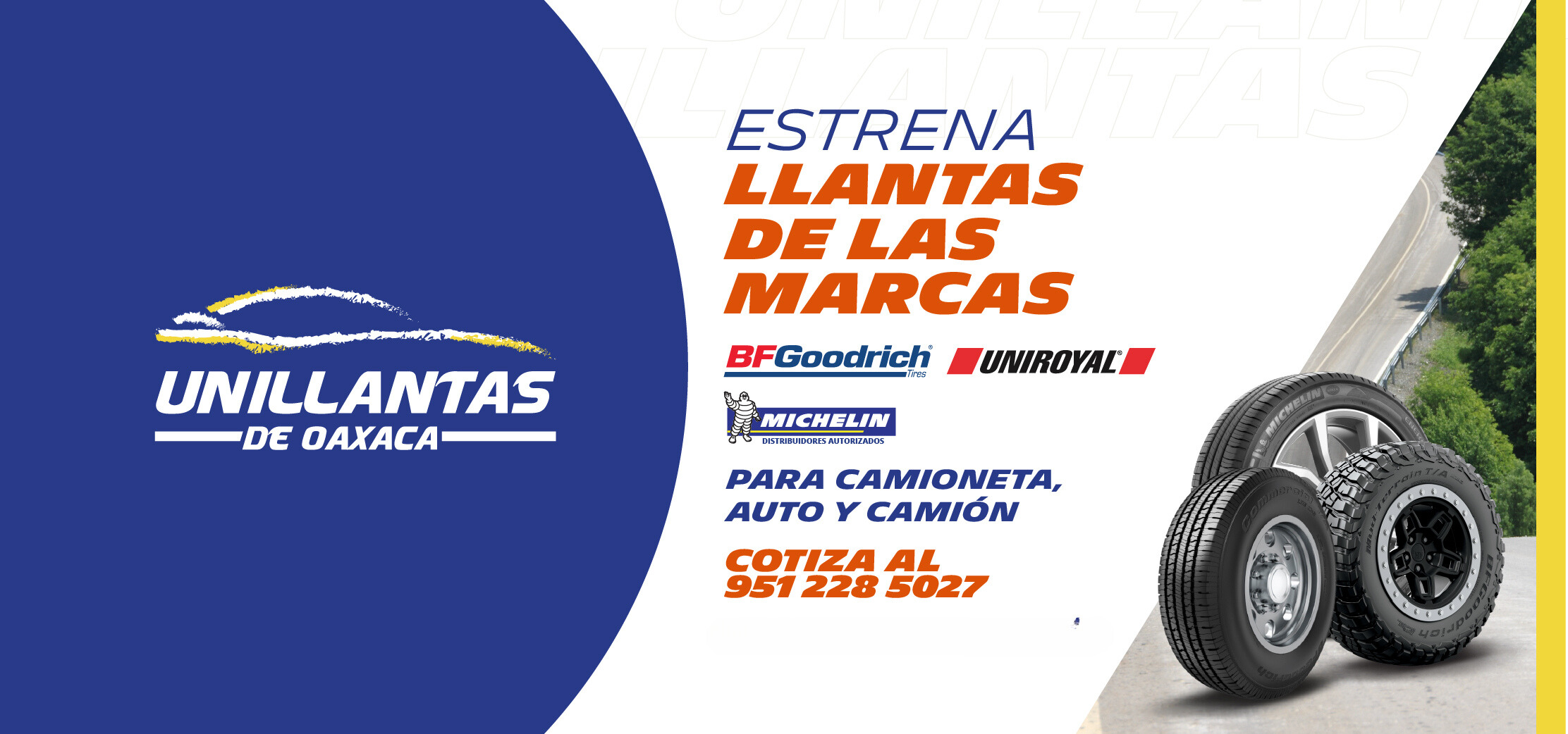 Unillantas de Oaxaca - Venta de llantas y mantenimiento automotriz